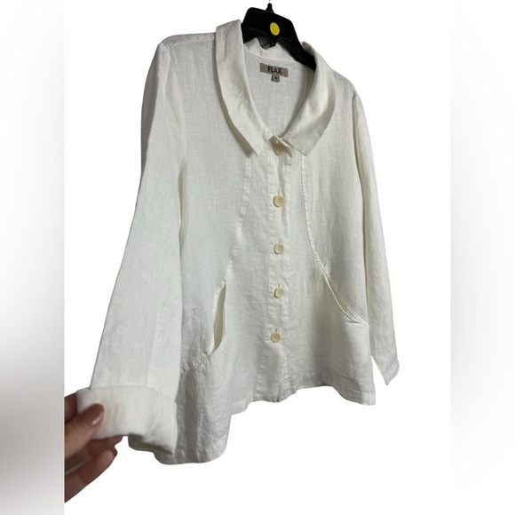 Flax | Tops | Flax Linen Lagenlook Button Down Top Small Medium | Poshmark
